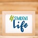 Student Life SVG Cut File - School SVG - Clip Art - Printable Art Print ...