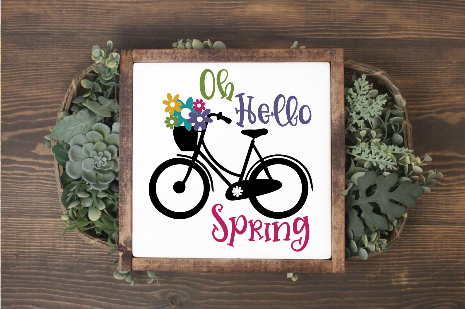 Oh Hello Spring SVG Cut File - Spring SVG File - Clip Art - Printable ...