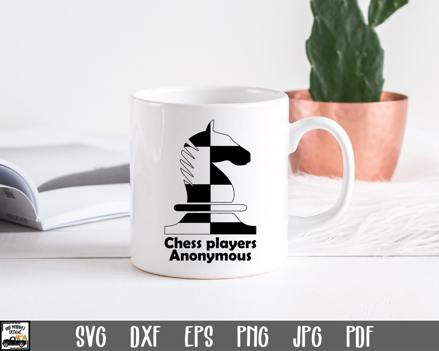 Chess SVG File Chess Players Anonymous SVG File Chess Cut | Etsy
