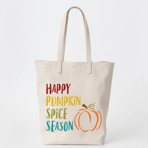 Happy Pumpkin Spice Season SVG Cut File - Fall SVG - Autumn Clip Art ...