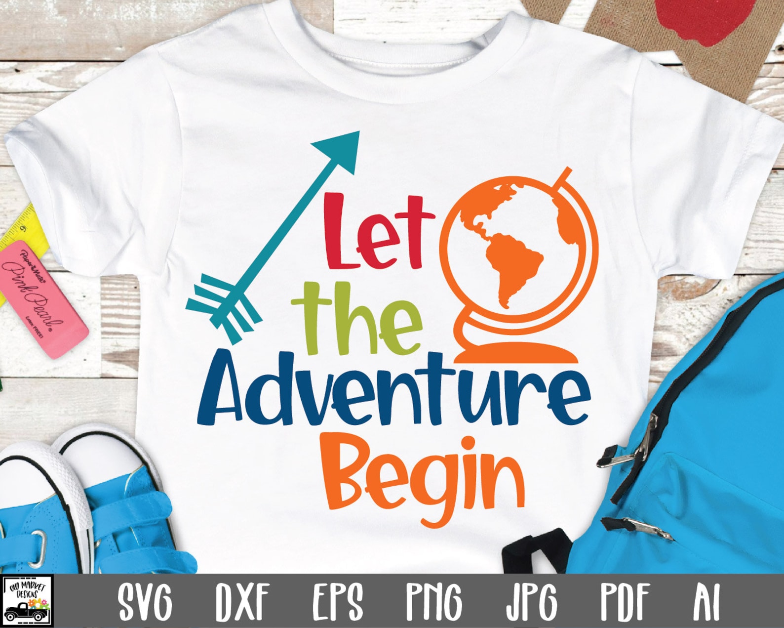 Let the Adventure Begin SVG Cut File - School SVG - Clip Art ...