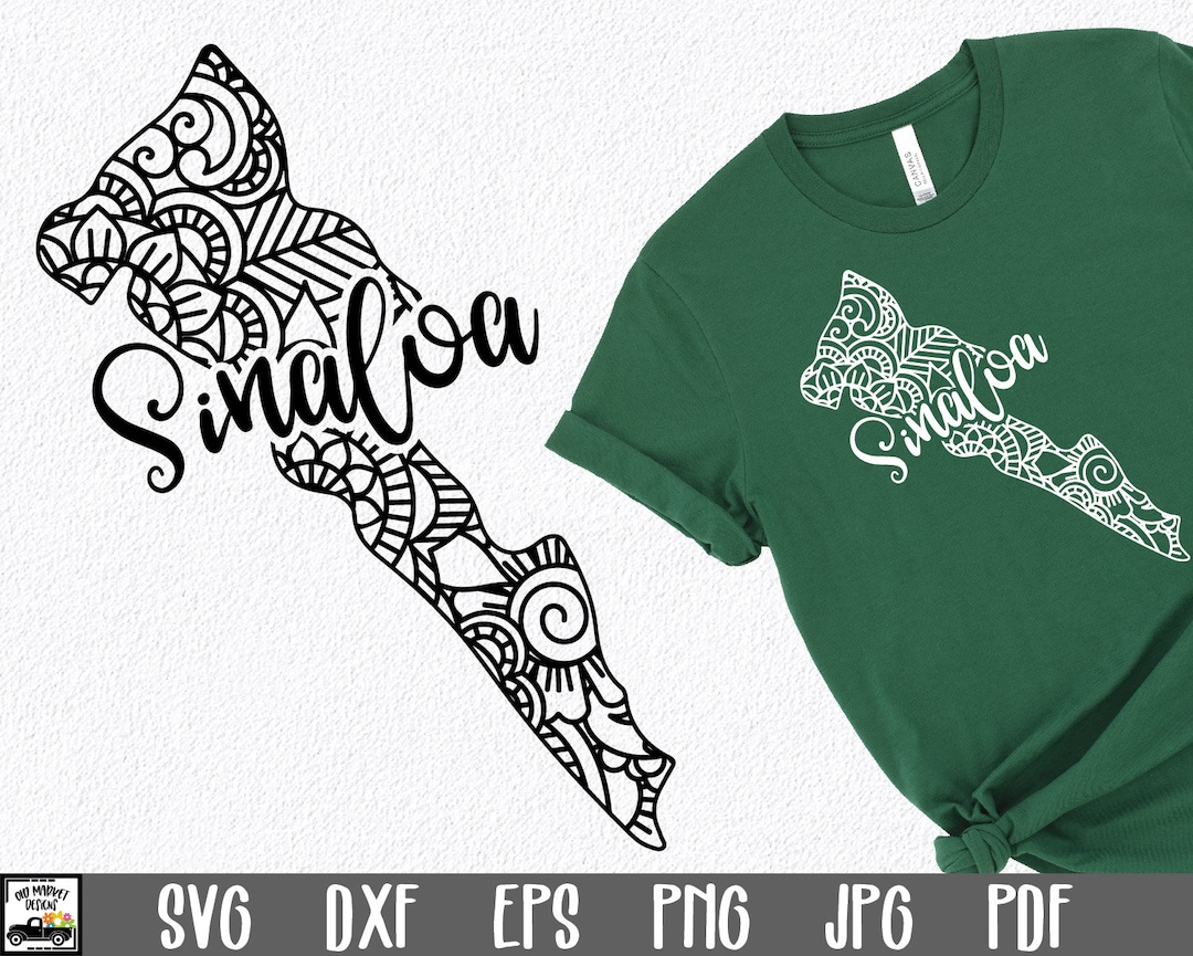 Sinaloa SVG File - Sinaloa Mexico Mandala Design - Mandala Clip Art ...