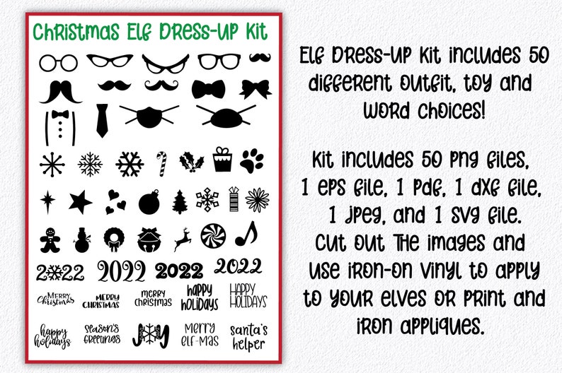 Elf Toy Kit Elf Dress up Kit and Adoption Certificate - Etsy