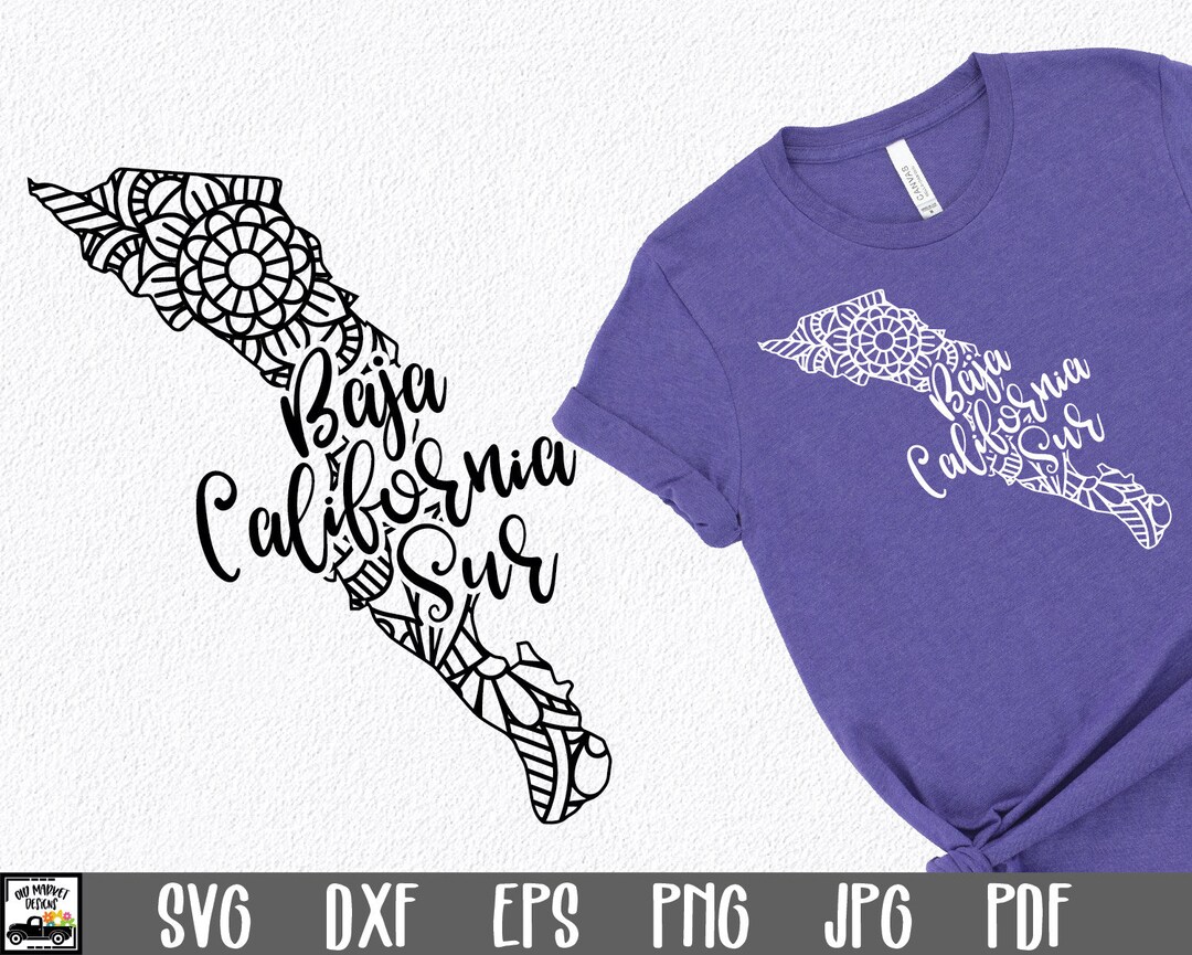 Baja California Sur SVG File - Baja California Sur Mexico Mandala ...