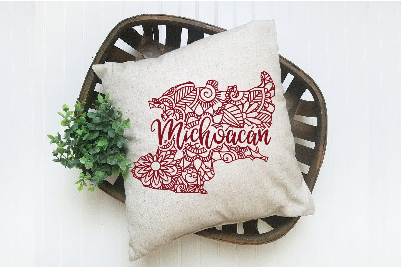 Michoacán SVG File Michoacán Mexico Mandala Design Mandala | Etsy
