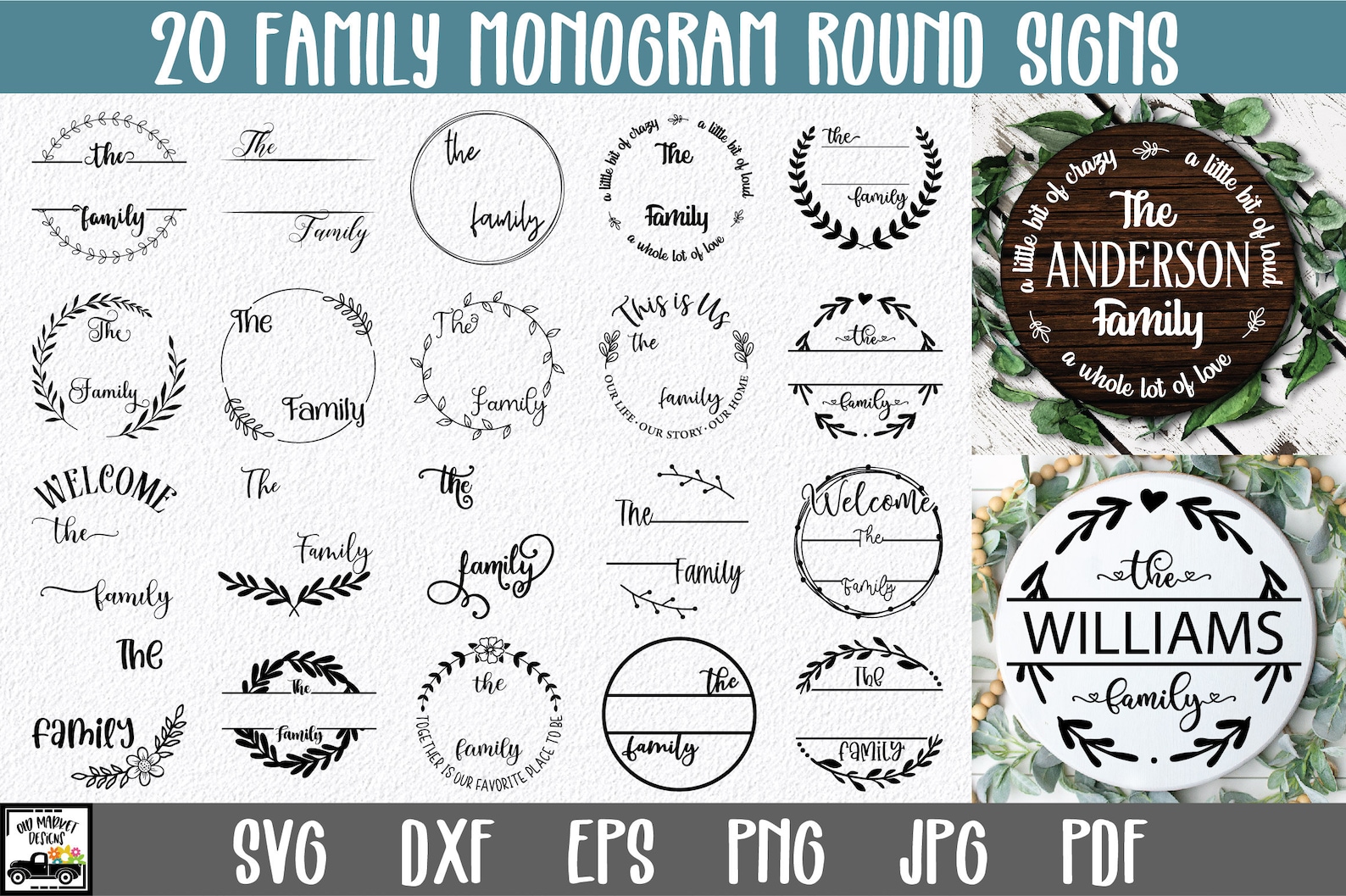 The Ultimate Round Sign SVG Bundle With Over 270 Designs 12 - Etsy