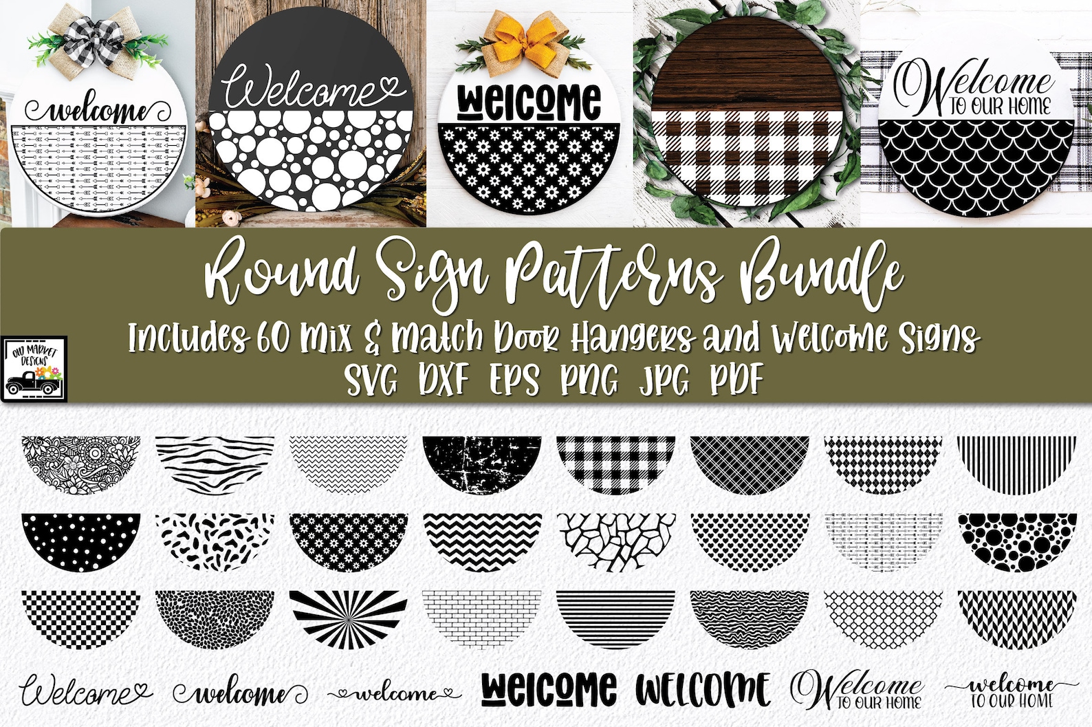 The Ultimate Round Sign SVG Bundle With Over 270 Designs 12 - Etsy