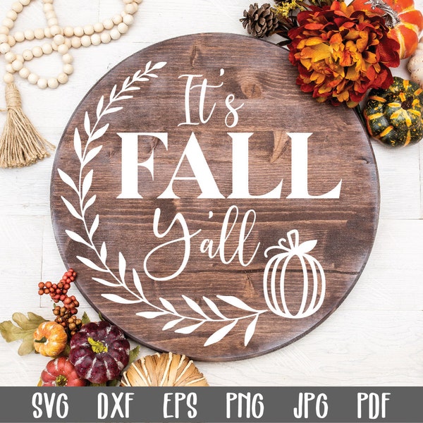 Round Fall Signs - Etsy