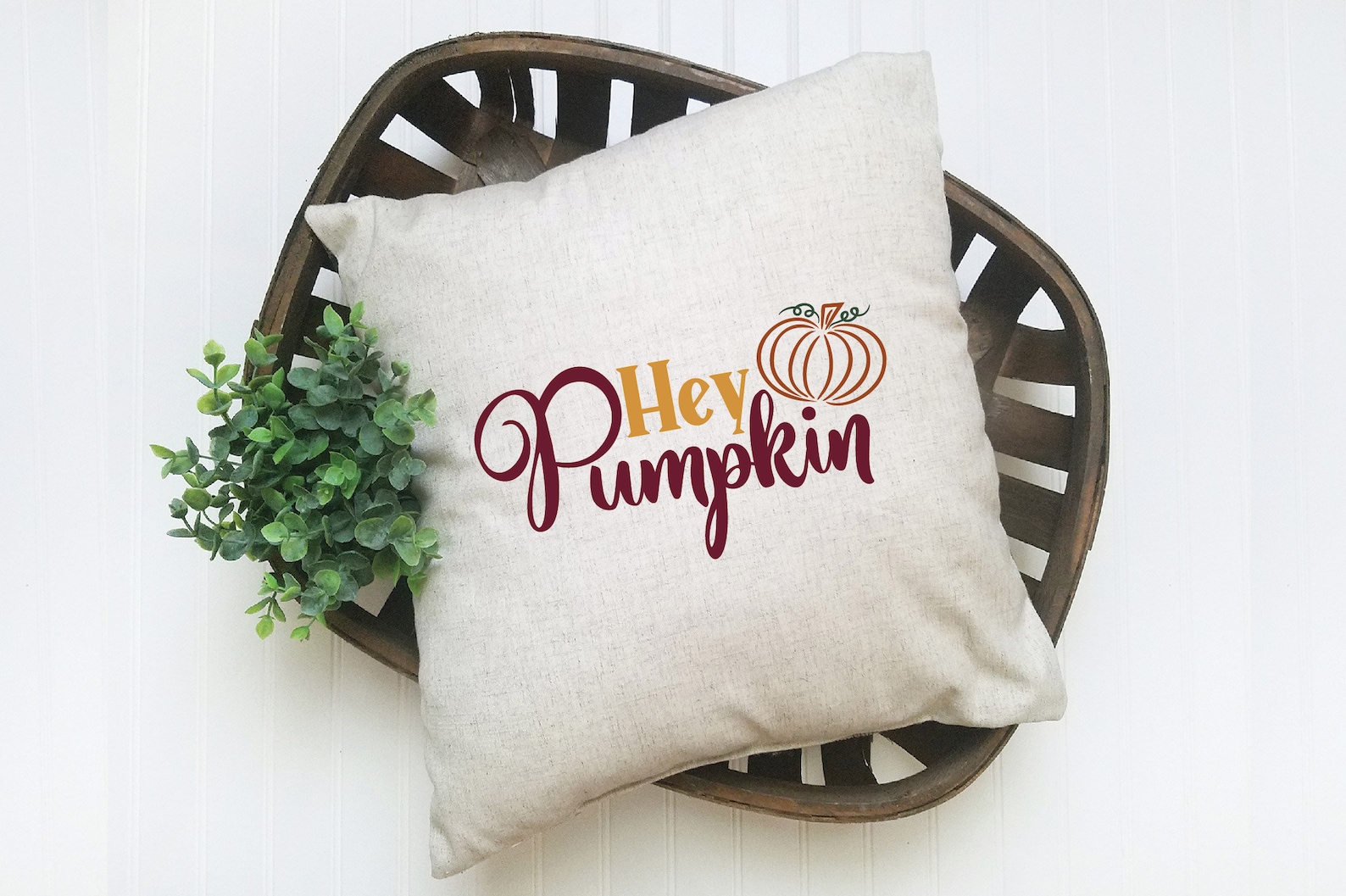 Hey Pumpkin SVG Cut File Fall Farmhouse SVG Autumn Clip - Etsy