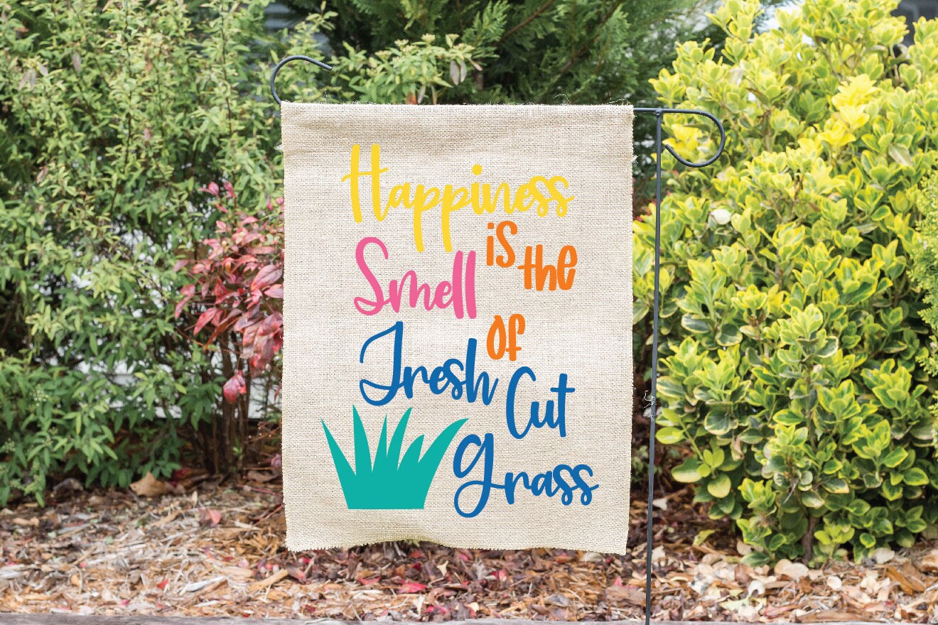 Happiness is the Smell of Fresh Cut Grass SVG Cut File - Etsy