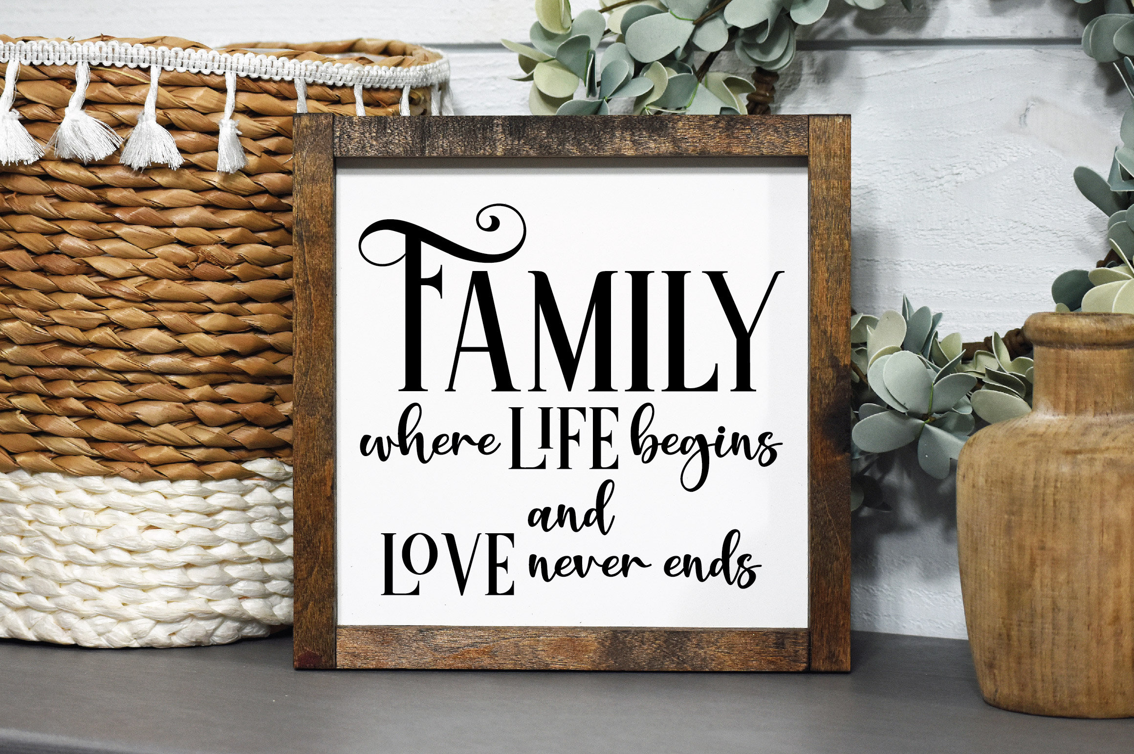 Family Signs SVG Bundle Farmhouse Sign Bundle 20 Family - Etsy
