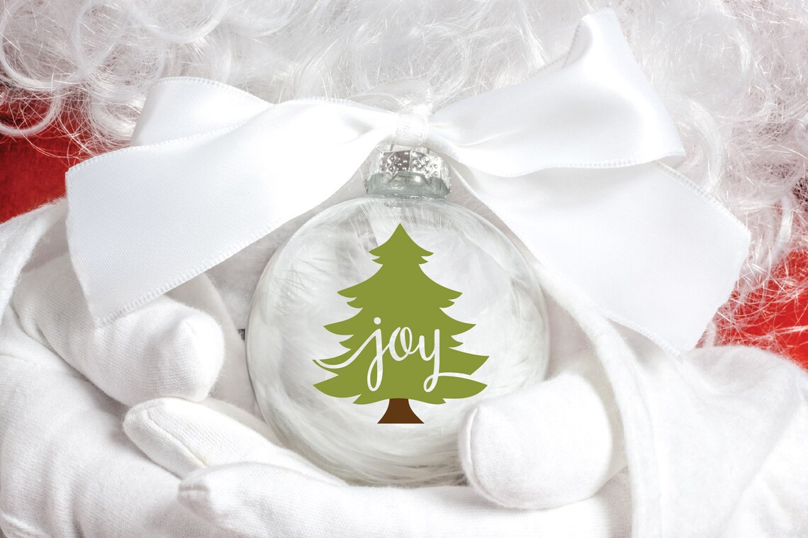 Christmas SVG Cut File Joy SVG Christmas Tree Clip Art - Etsy