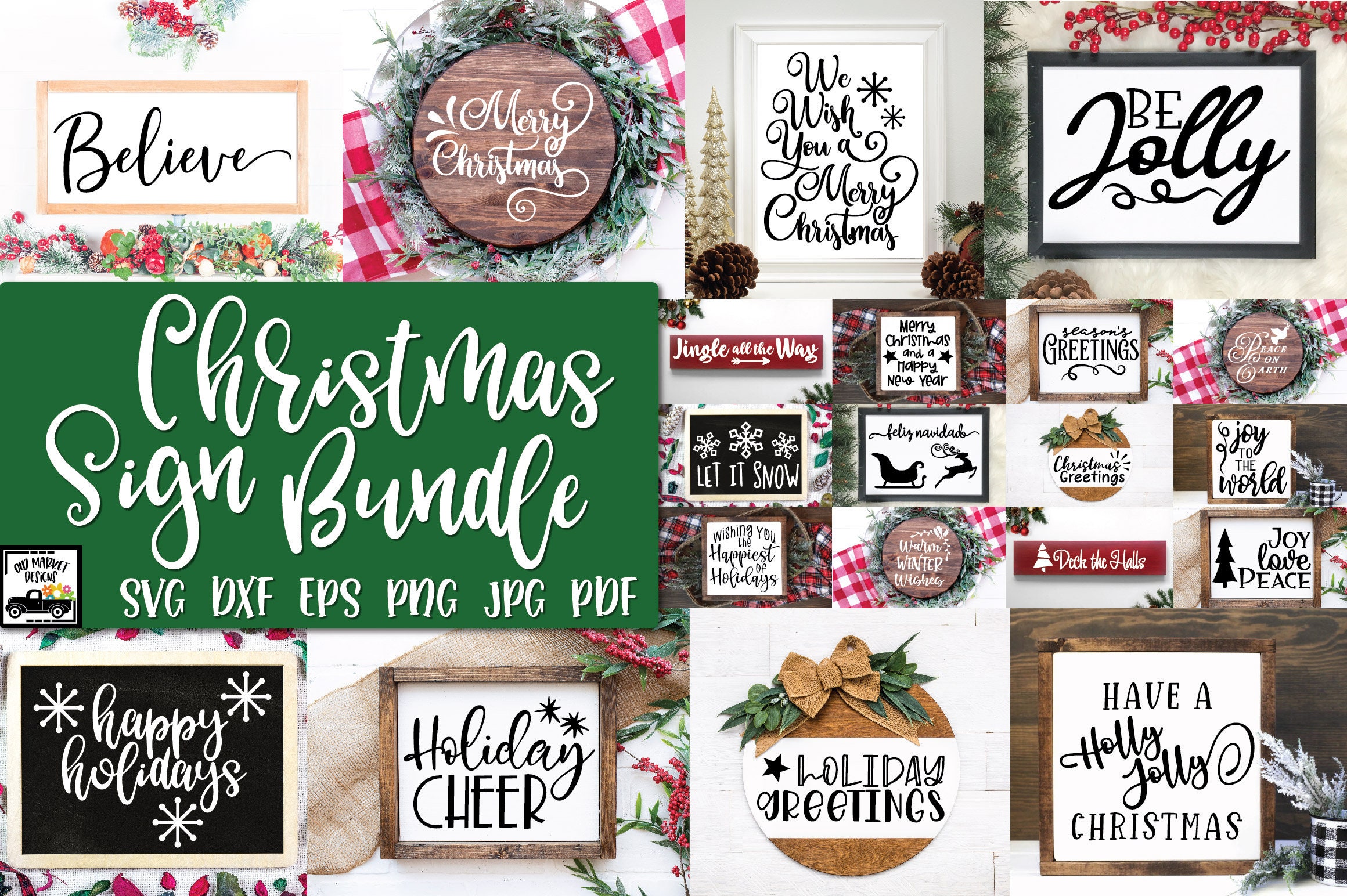 The Ultimate Christmas SVG Bundle With Over 300 Designs 14 - Etsy