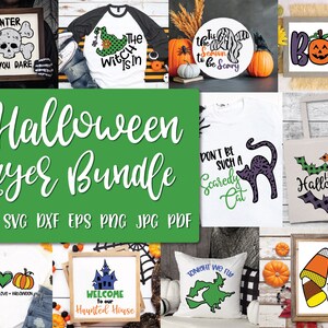 Halloween SVG File Bundle - 10 Layered Halloween Cut Files - SVG Files ...