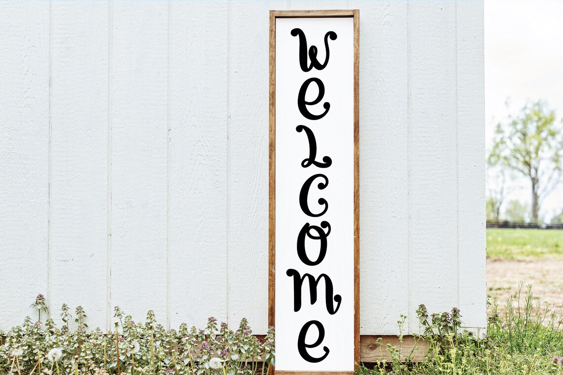 Vertical Welcome SVG Bundle 30 Welcome Sign SVG Files - Etsy