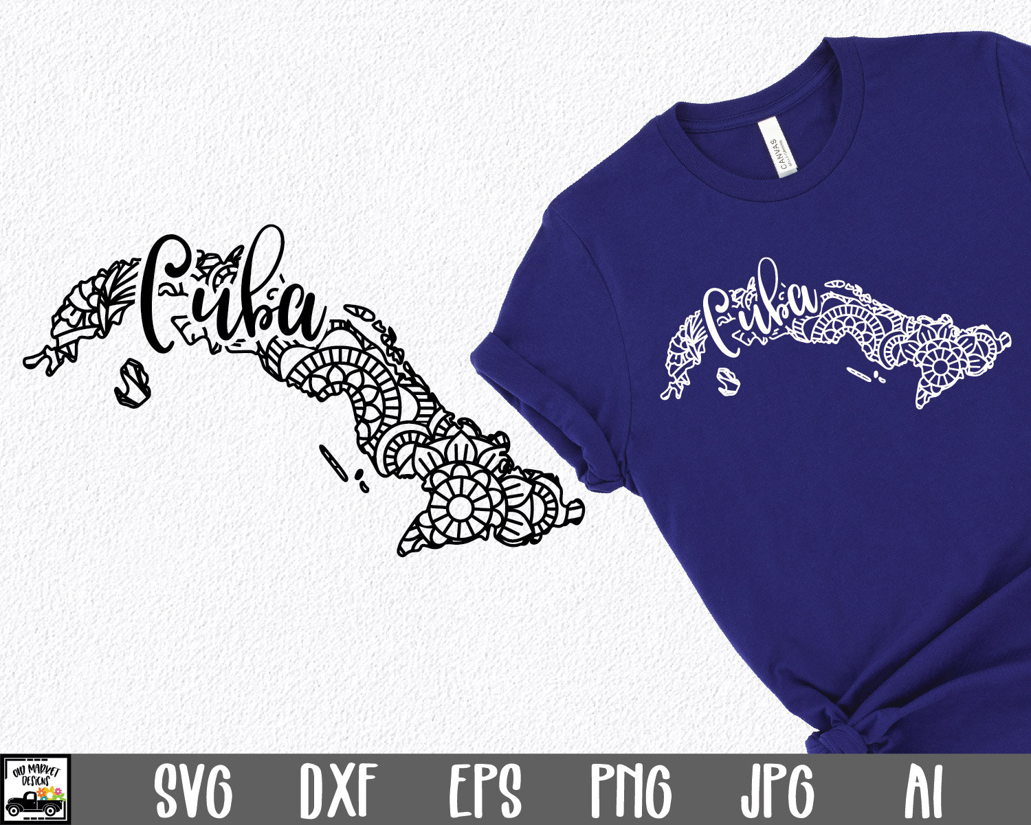 Cuba SVG File - Cuba Mandala SVG Cut File - Mandala Clip Art - Art ...