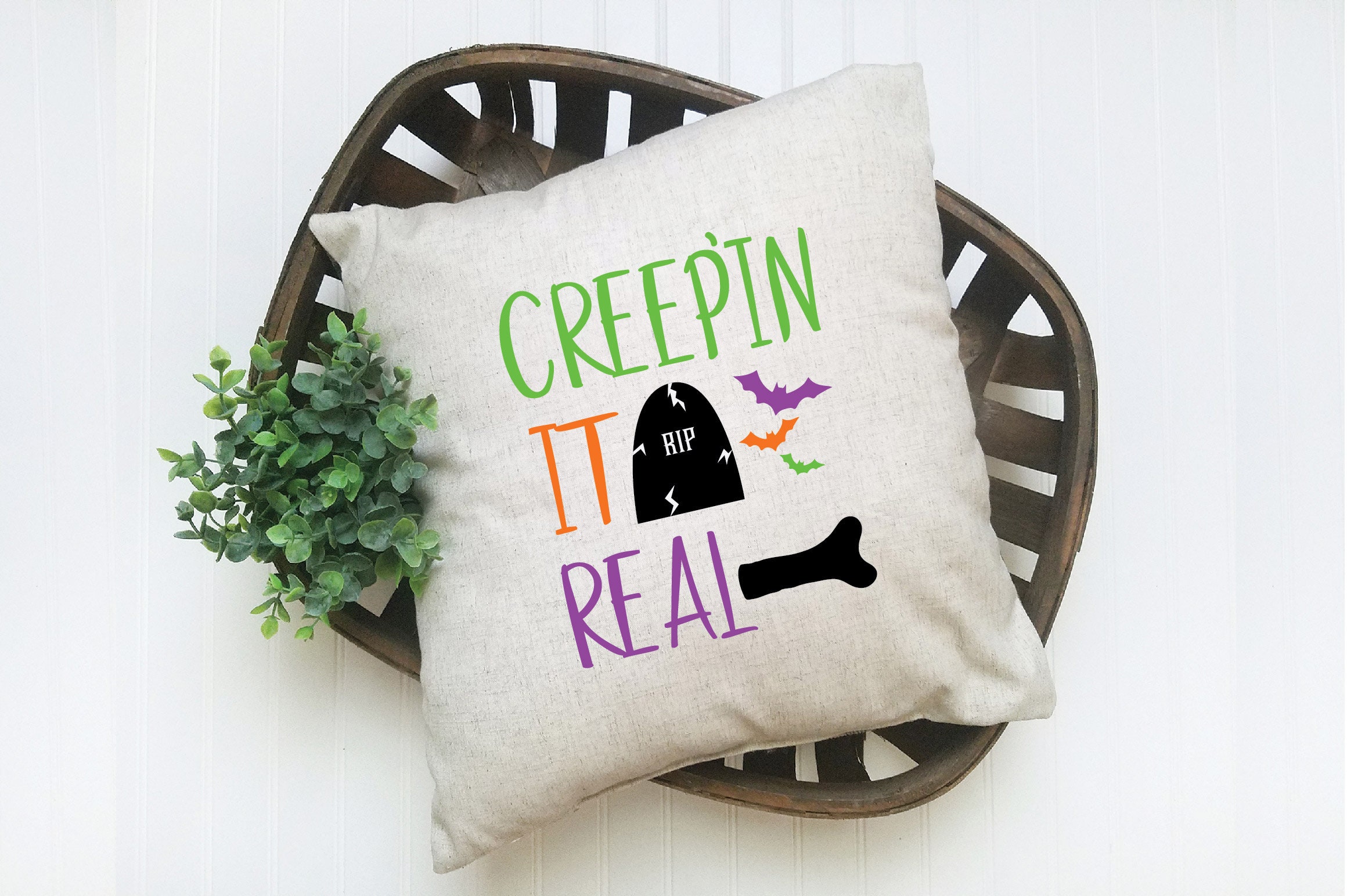 Creepin' It Real SVG Cut File Halloween SVG Clip Art - Etsy