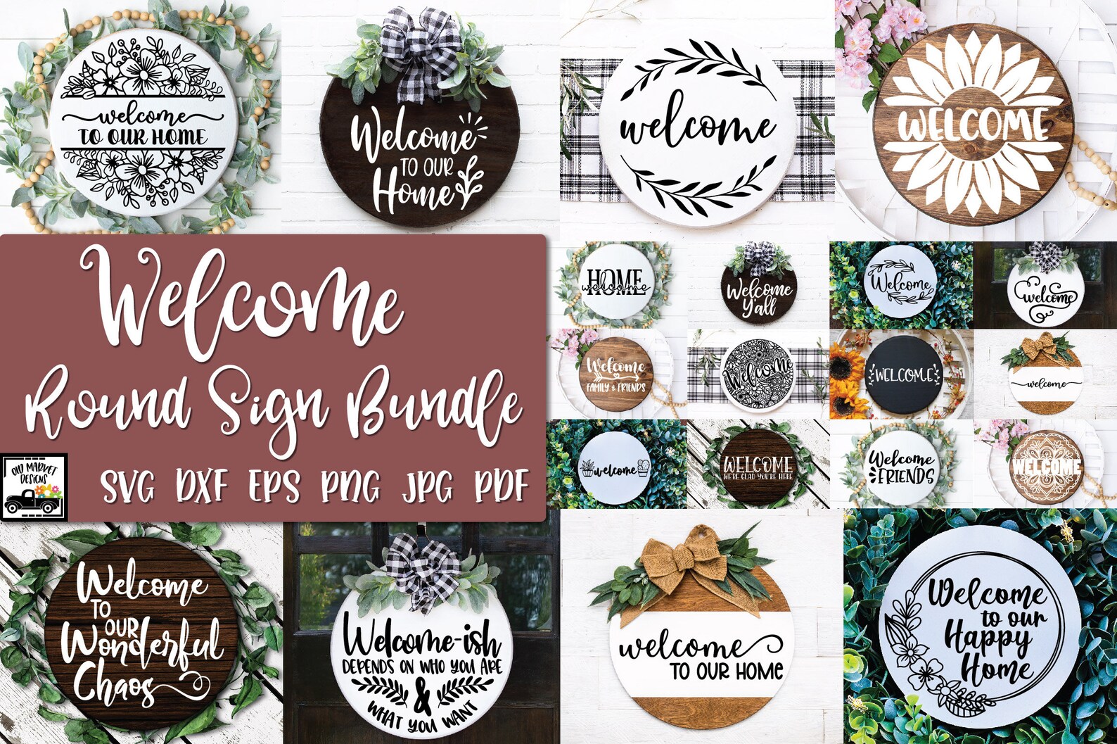 The Ultimate Round Sign SVG Bundle With Over 270 Designs 12 - Etsy