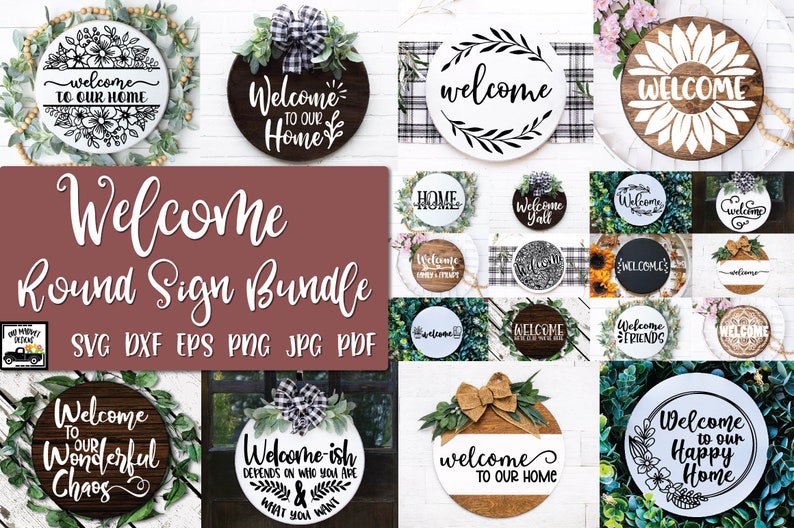 The Ultimate Round Sign SVG Bundle With Over 270 Designs 12 - Etsy