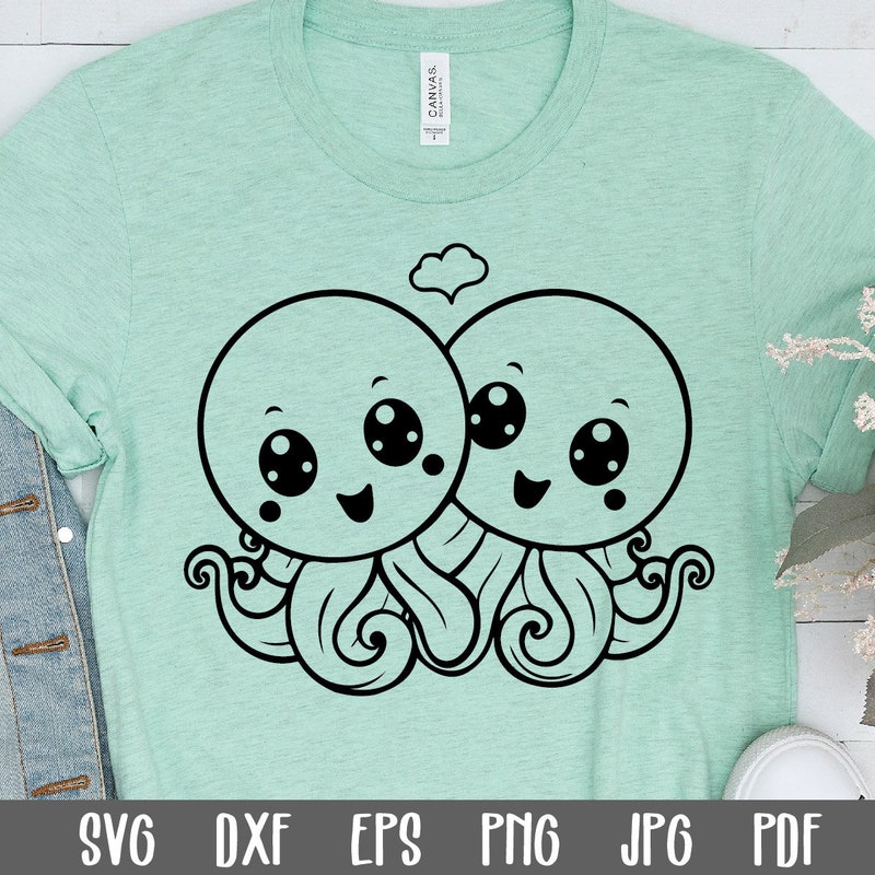 Octopus Svg - Etsy