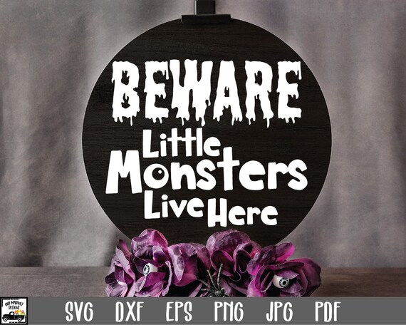 Beware Halloween Sign Clip Art