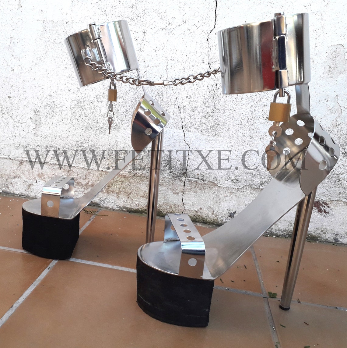 Steel Made Fetish EXTREME Bondage Metal HIGH HEEL Restraint - Etsy UK