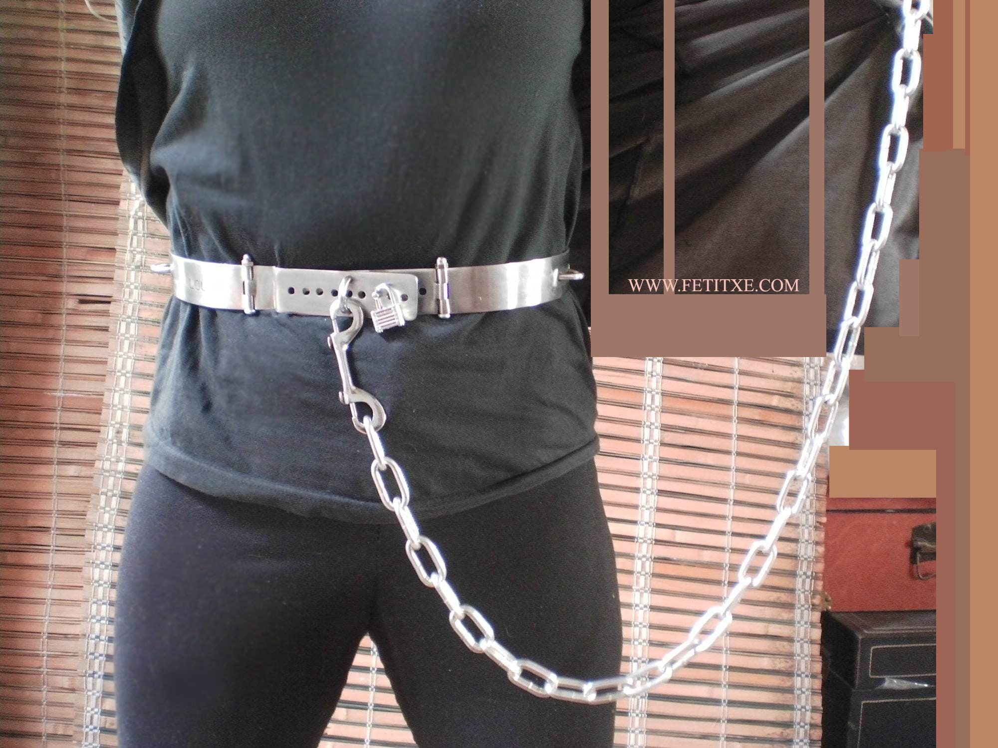 Restraint Bondage Lockable Slave Belt Waist Cincher Stainless Steel Custom Size Etsy