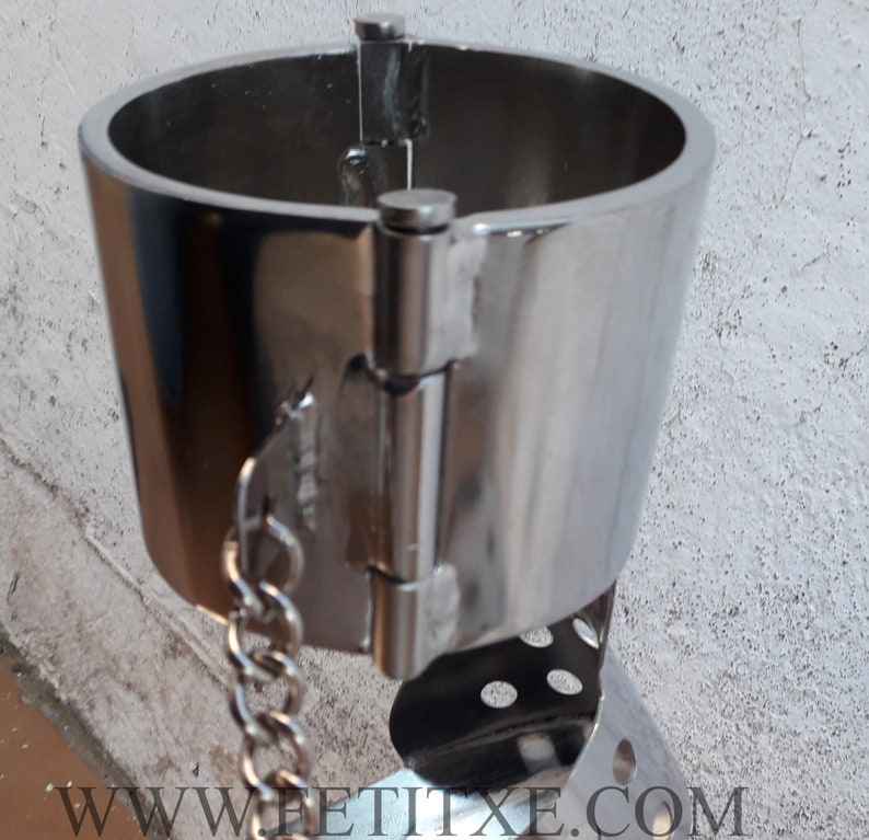 Steel Made Fetish EXTREME Bondage Metal HIGH HEEL Restraint With Heavy ...