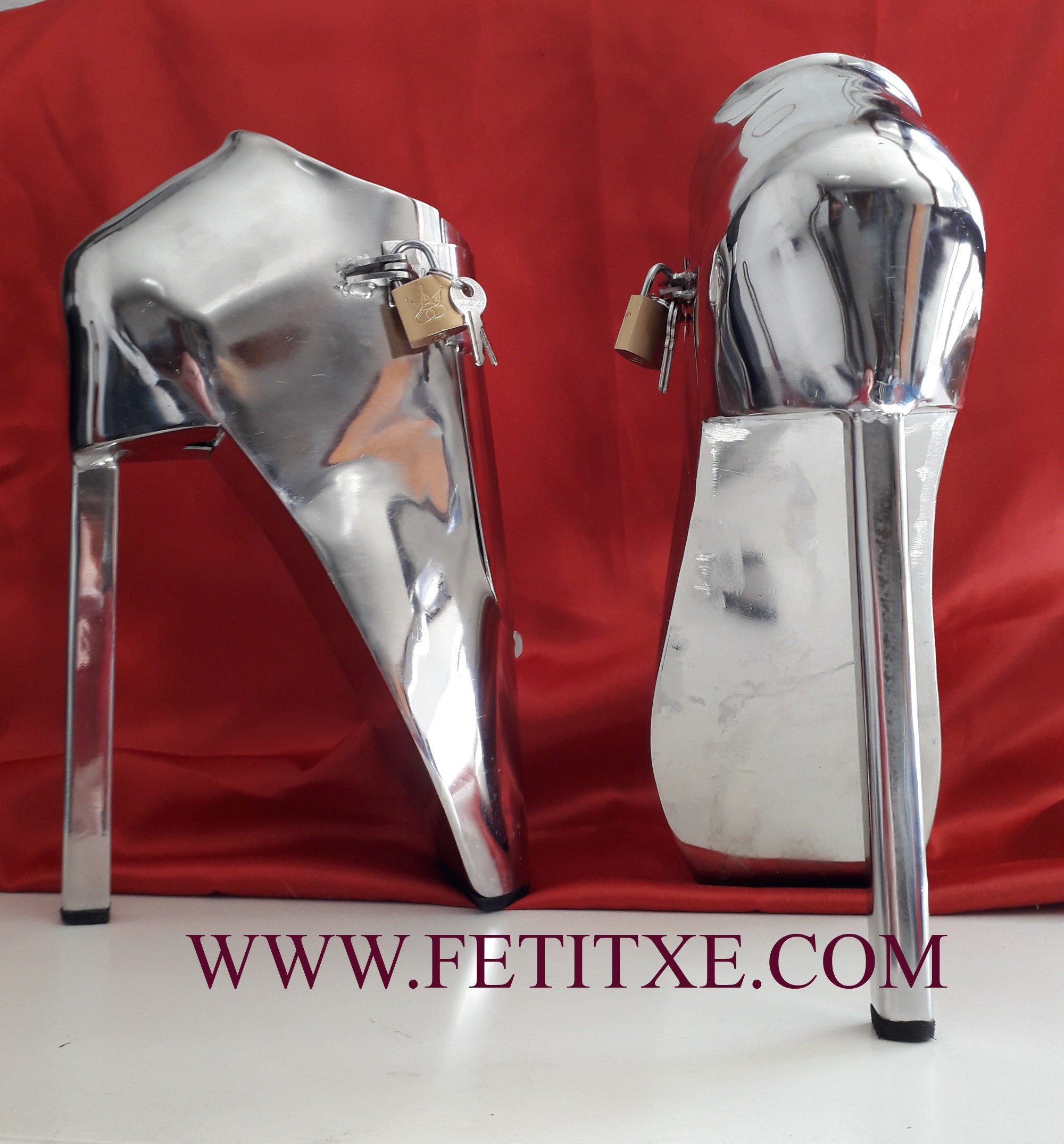 Steel Made Fetish Ballet Boots Metal High Heel Extreme Bondage Etsy Canada