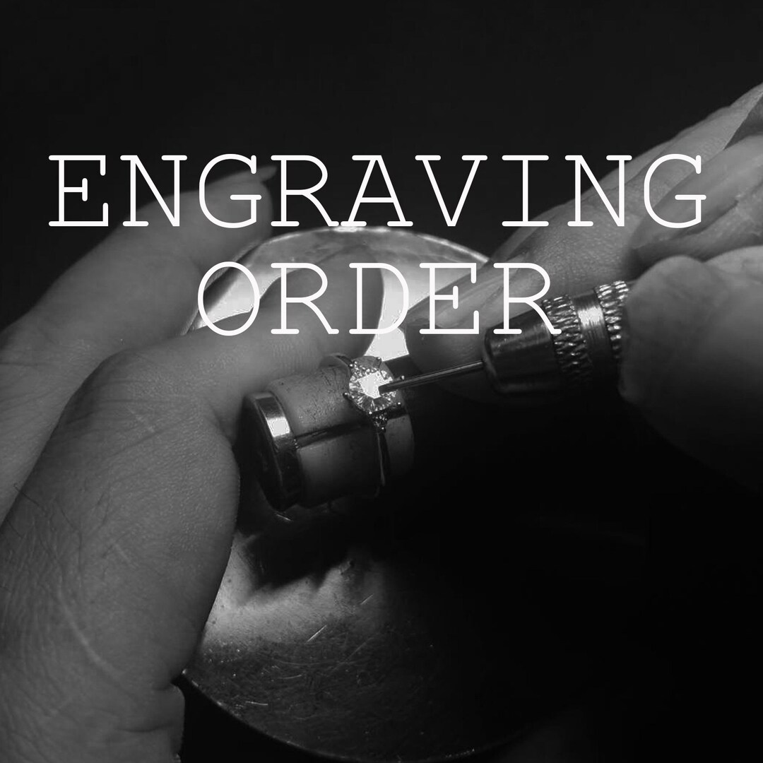 ENGRAVING ORDER - Etsy