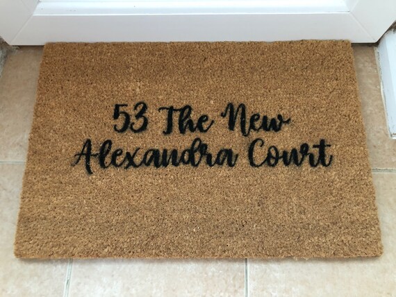 Personalised Message/slogan Doormat - Etsy UK