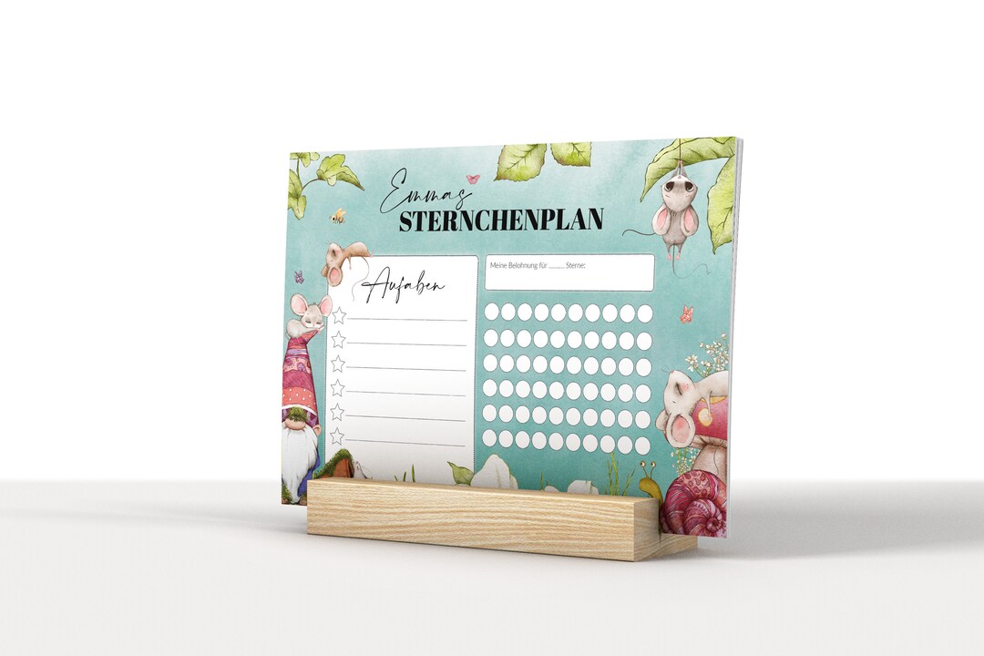 Reward Chart Child – A4 – Writable - Washable - Personalized - Etsy