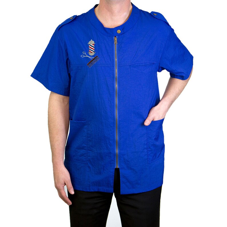 Colin Barber Jacket With Custom Name Logo Embroidery Haircut | Etsy