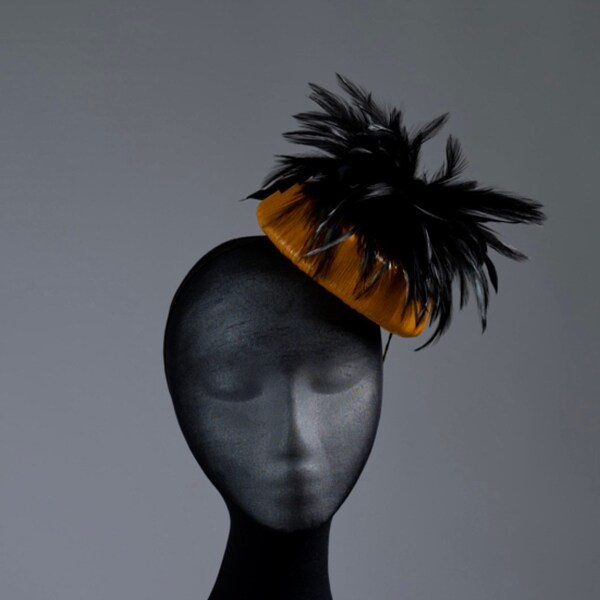Black Bee Fascinator - Etsy