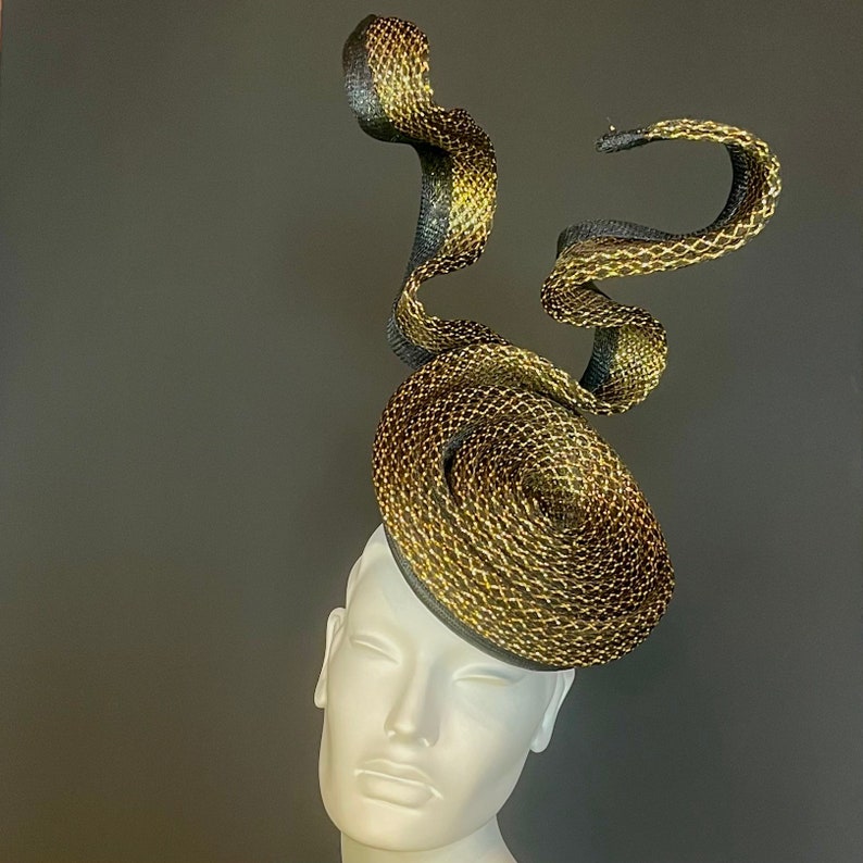 Maleficent Inspired Gold and Black Fascinator. Handmade. Fun Statement ...