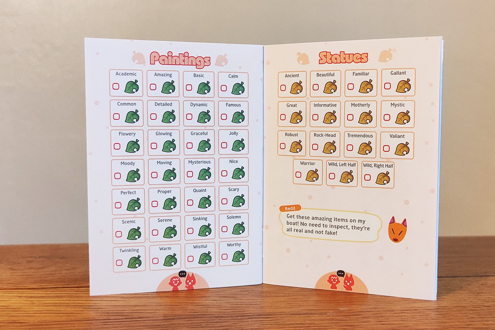 Animal Crossing: New Horizons Player Pass Booklet V2 - Etsy