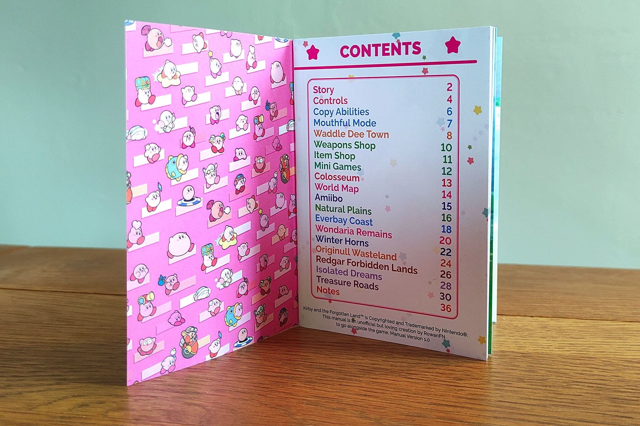 Kirby and the Forgotten Land Manual - Etsy