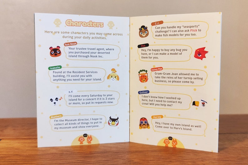 Animal Crossing: New Horizons Player Pass Booklet V2 - Etsy