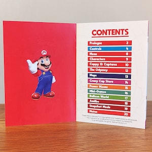 Super Mario Odyssey Manual V2 - Etsy