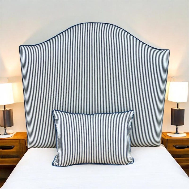 Striped Headboard Single - Etsy UK