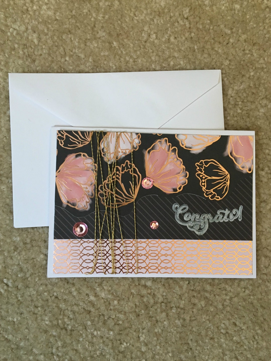 Handmade congratulations Card - Etsy