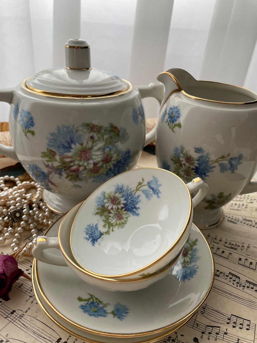 1950s Limoges Porcelain Coffee Set , Demitasse Coffee Set of 2 - Etsy