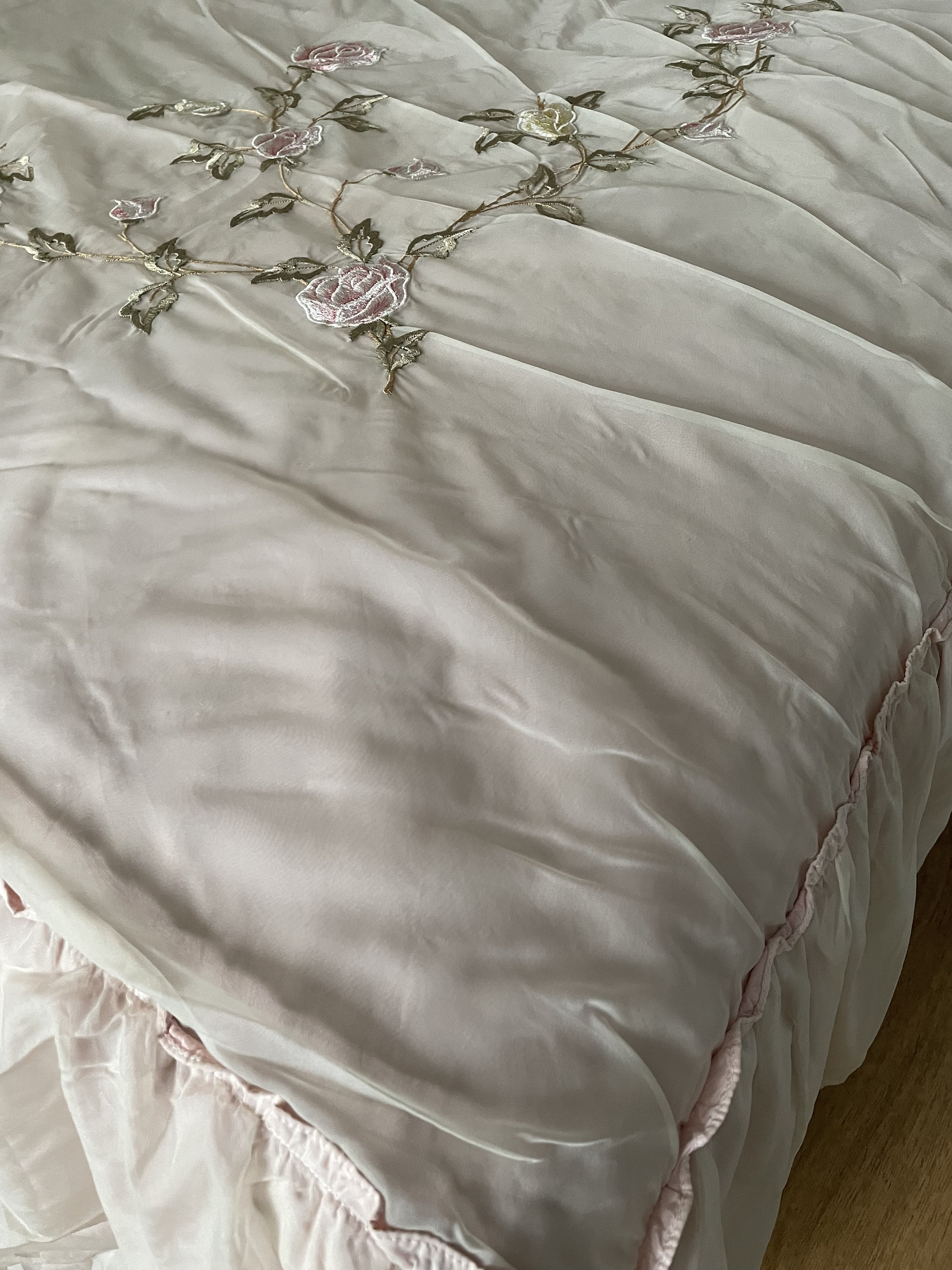 1950s Embroidered Coverlet| Vintage 50s Coverlet - Etsy