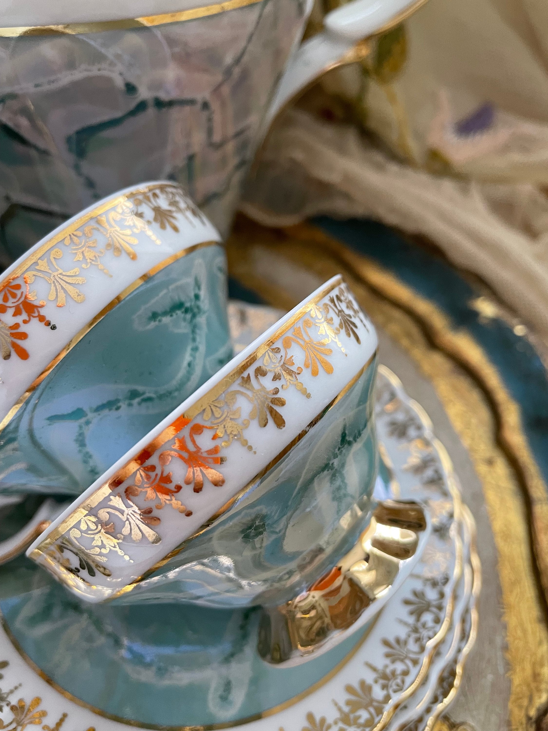 Vintage Bavaria Porcelain Coffee Set / Demitasse Coffee Set of - Etsy