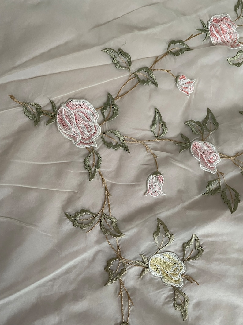 1950s Embroidered Coverlet| Vintage 50s Coverlet - Etsy