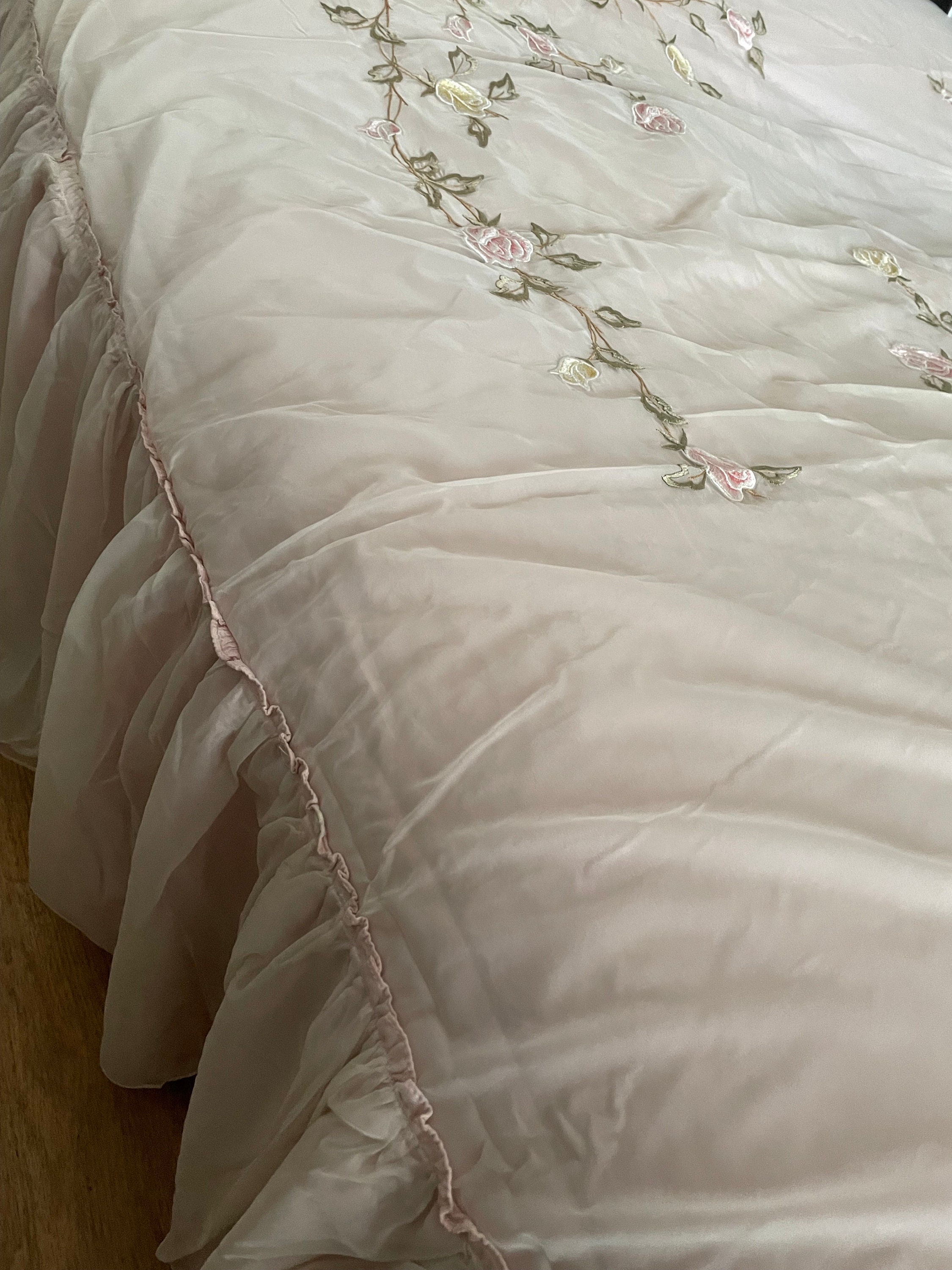 1950s Embroidered Coverlet| Vintage 50s Coverlet - Etsy