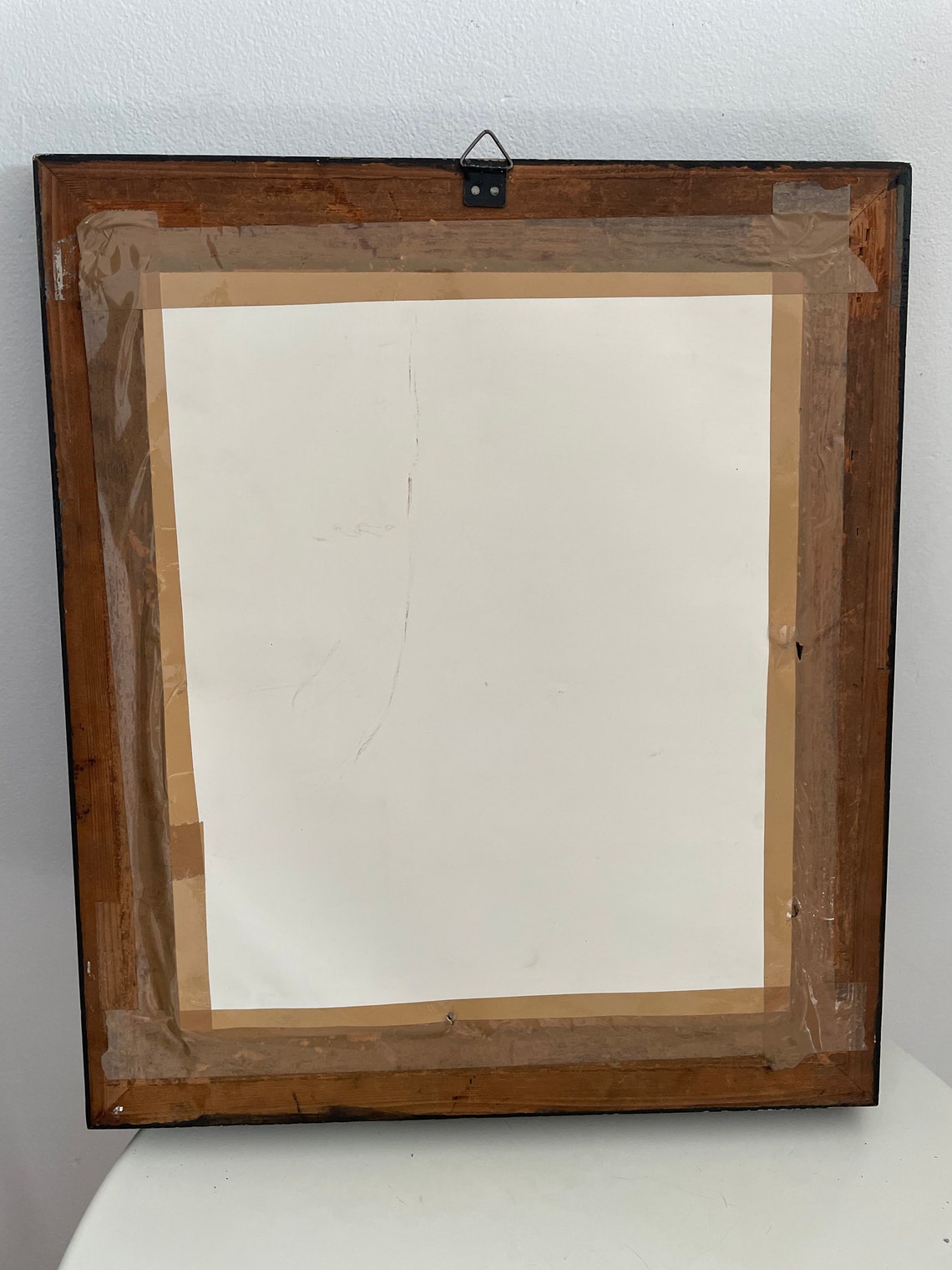 1930s Wood Picture Frame, Photograph Gentleman Portrait Original Frame ...