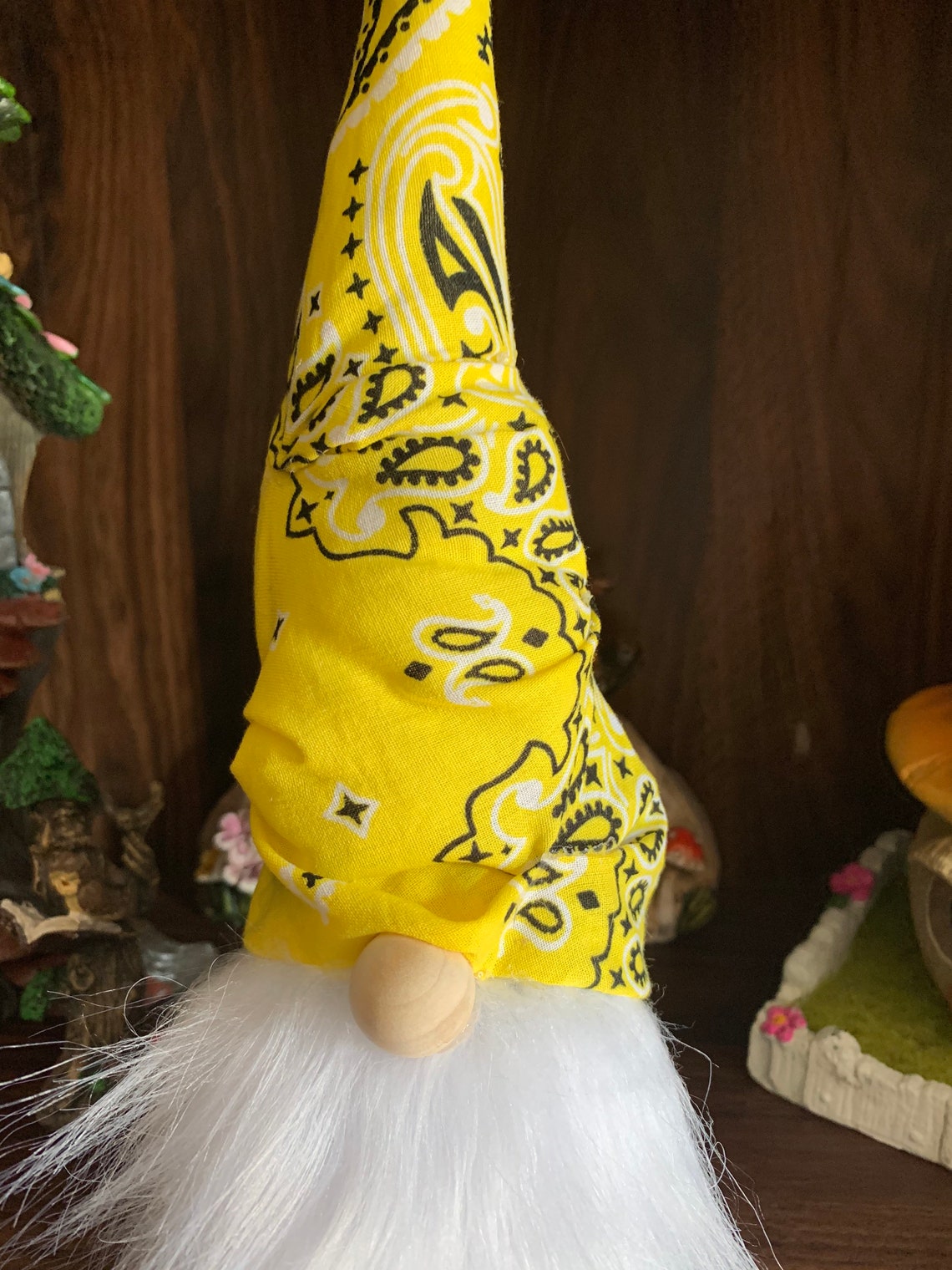 Gnome Bearded Gnome Yellow Gnome Summer Gnome. - Etsy