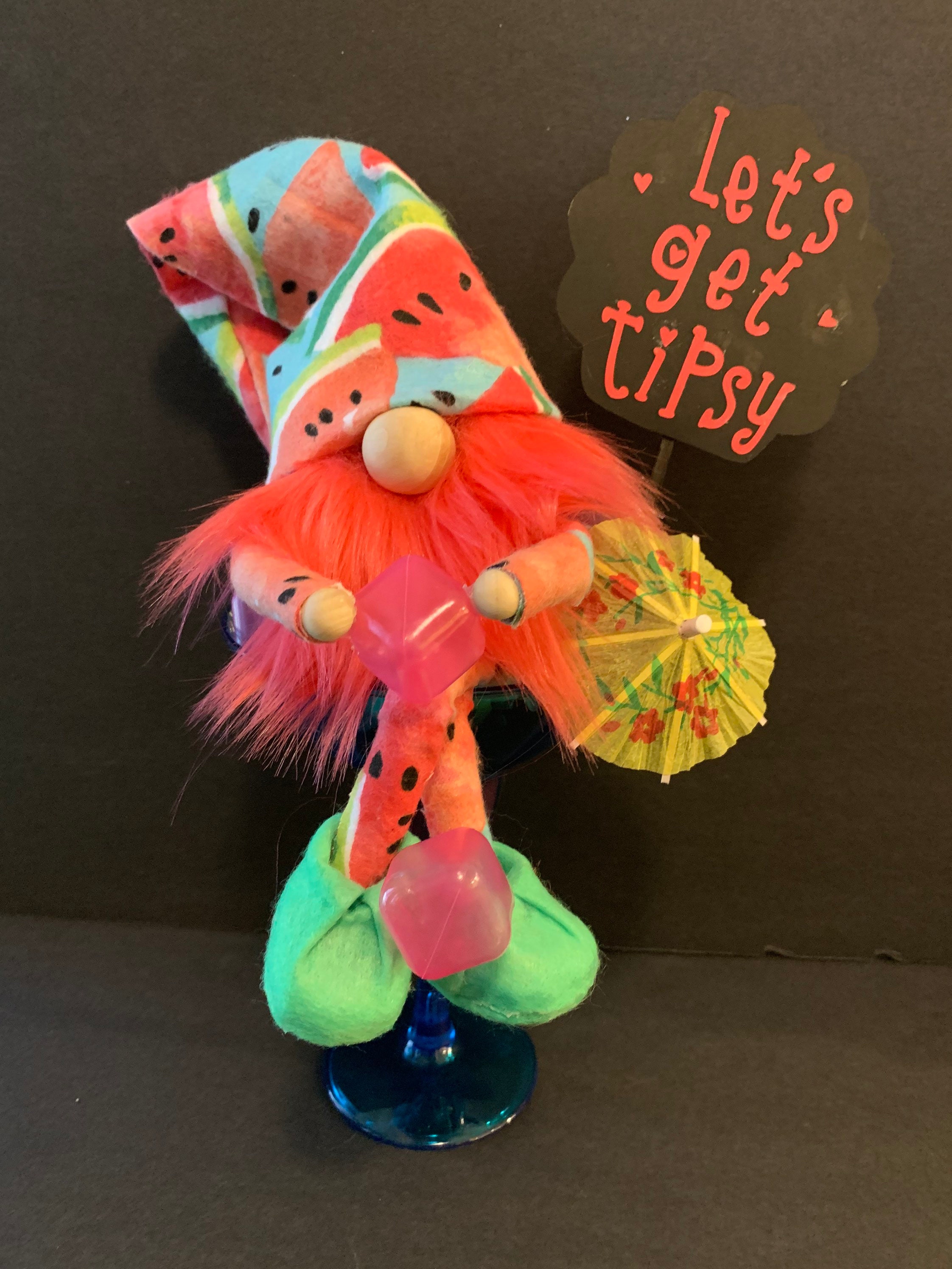 Gnome, Summer Gnome, Watermelon Gnome. - Etsy
