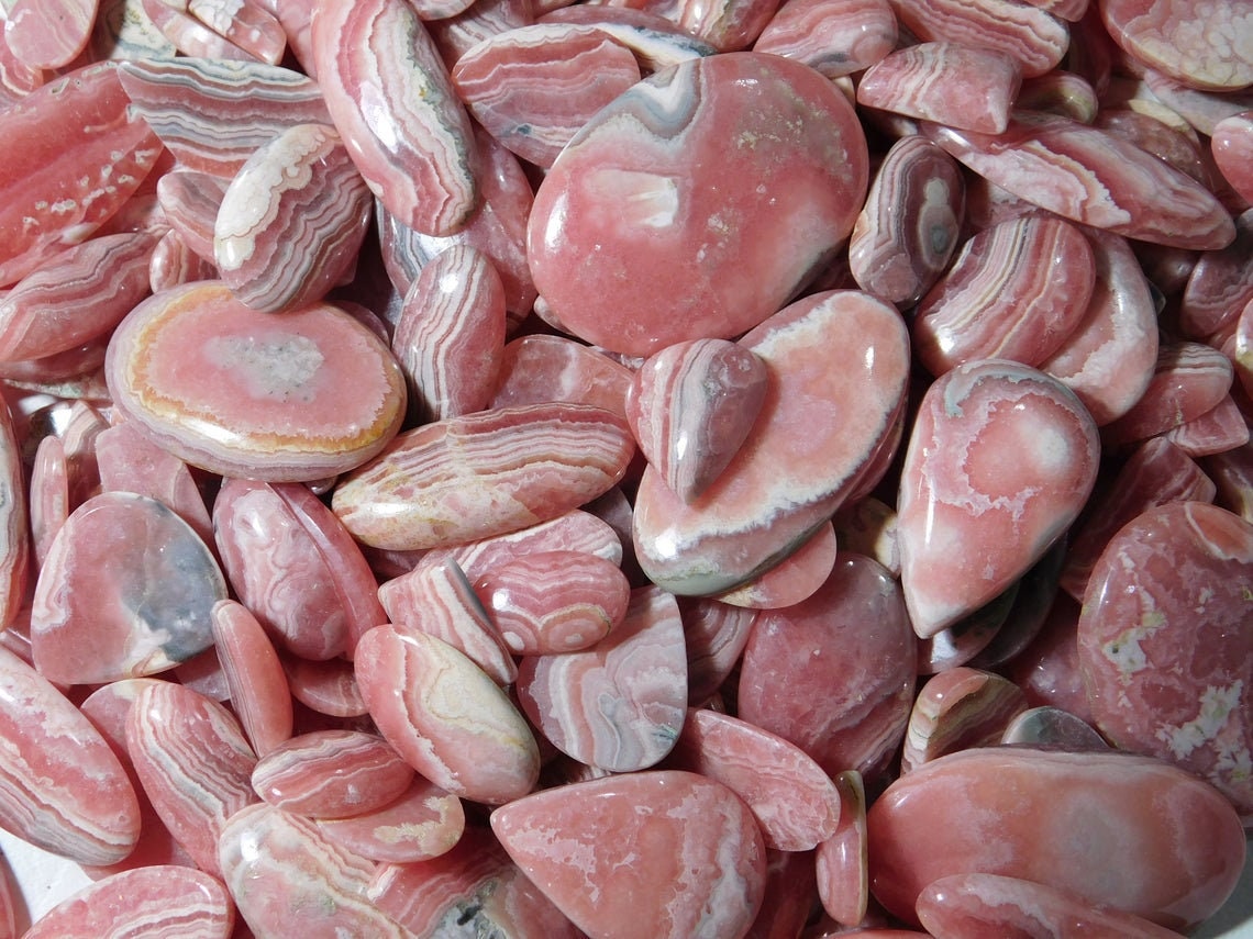 Wholesale Lot Rhodochrosite Loose Gemstone Rhodochrosite | Etsy